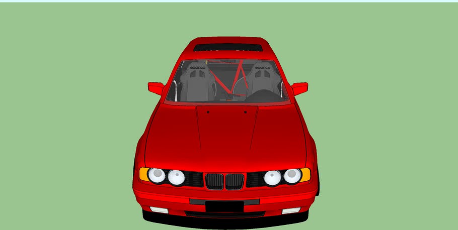 BMW E34 touring 3d model
