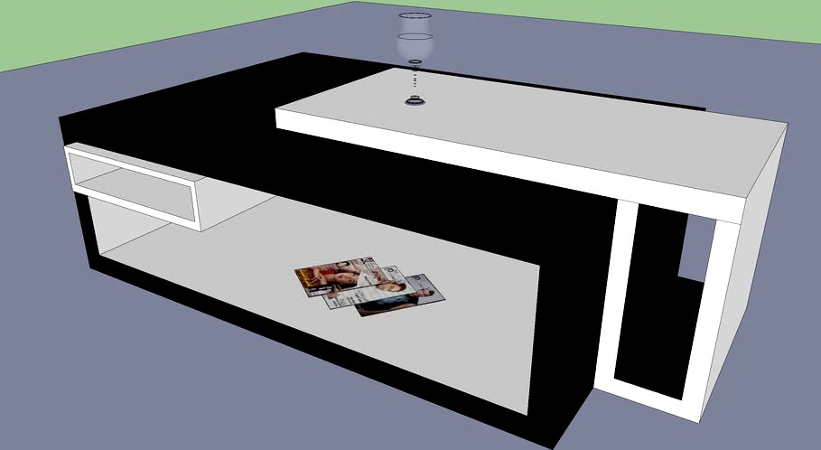 modern coffe table 3d model