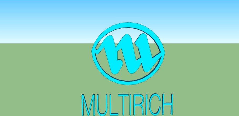 Multirich Foods Logo 3d model