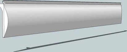 Hoja ventana Miami / Miami type window section. 3d model