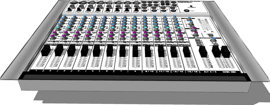 Behringer MX2004A Mixer 3d model
