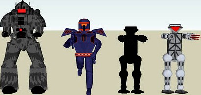 Evolution of the NDAF/IDAF Alternate Soldiers 3d model