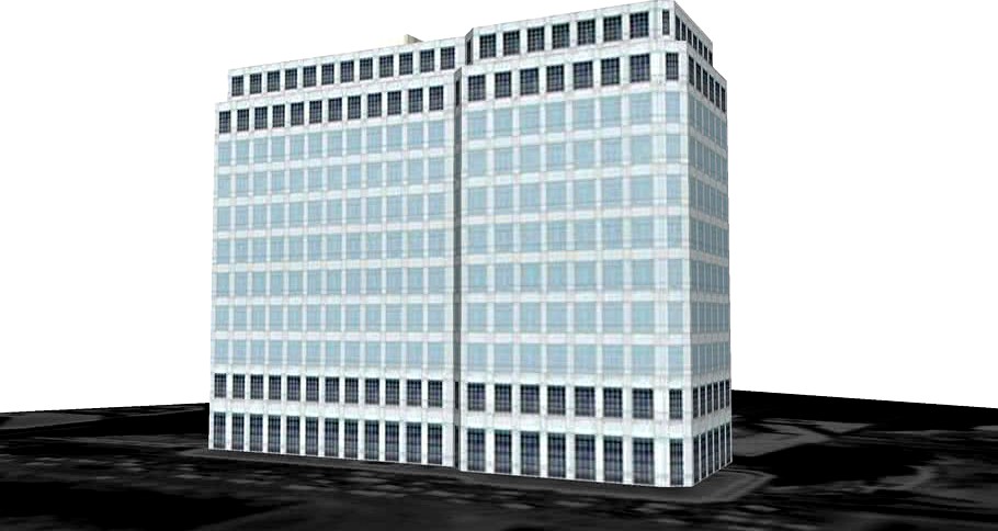 Empire Tower (side building) 3d model