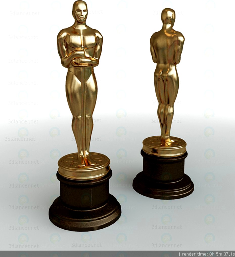 3d Model Oscar Statuette