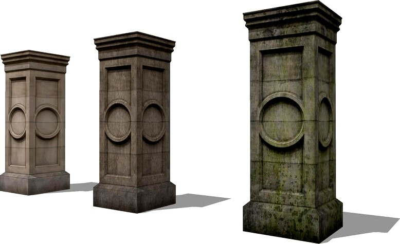 Statue Bases 3d model