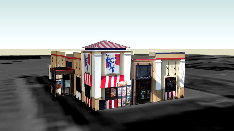 KFC 3d model