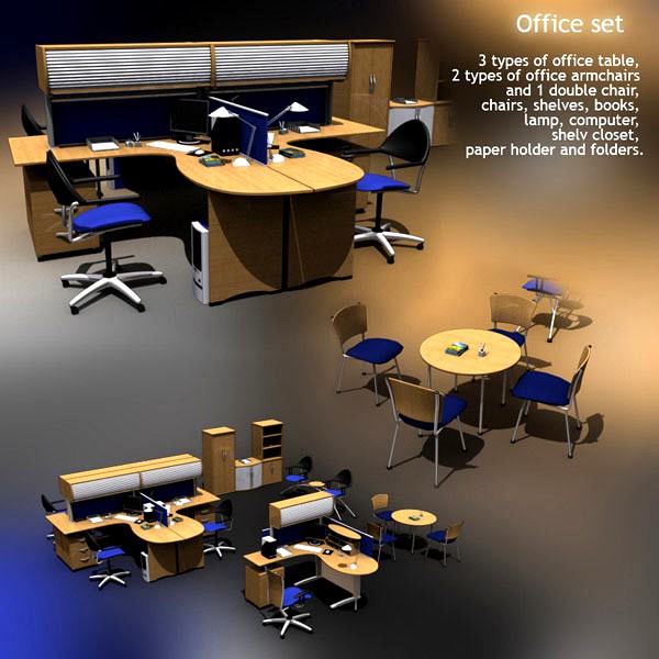 3D model of Office Set 09