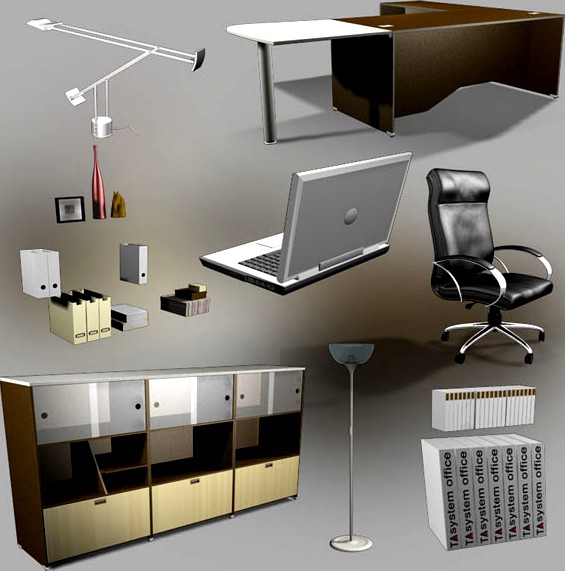 3D model of Office Set 23