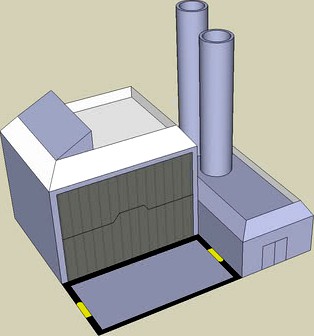 GDI Weapons Factory... Un-Finished 3d model