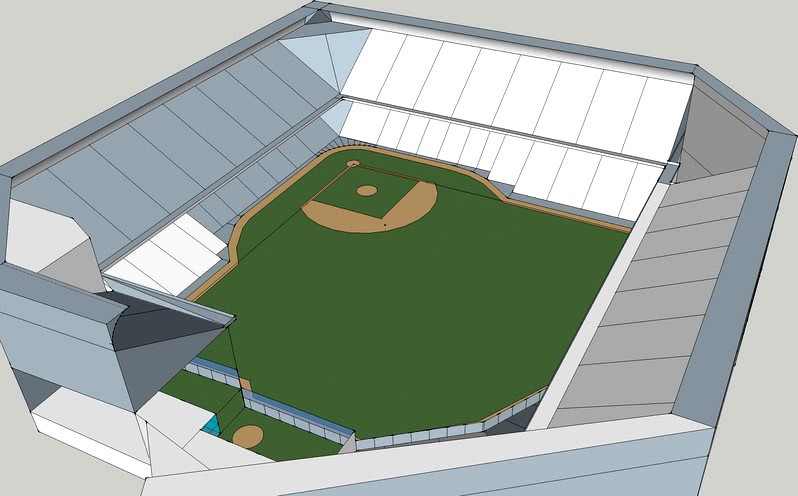 Baseball Stadium 3d model