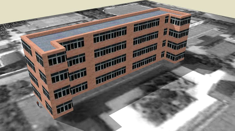 Our dormitory buildings 3d model
