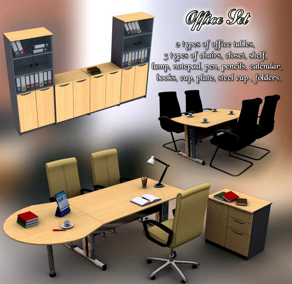 3D model of Office Set 11