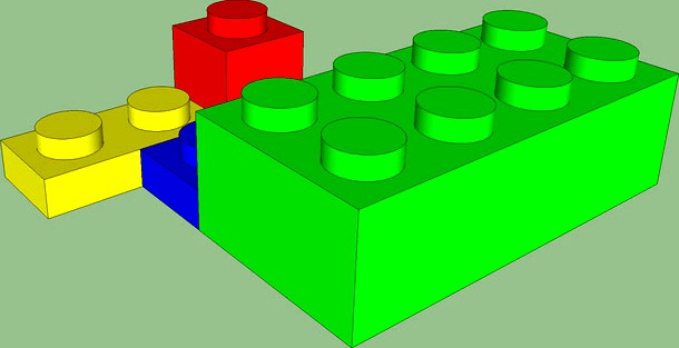 LEGO Bricks 3d model