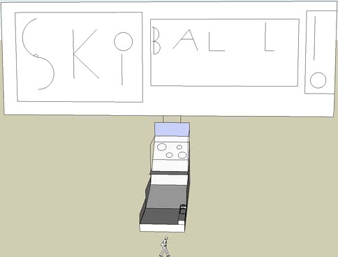 Ski ball 3d model