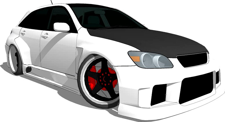 Toyota Altezza Gita 3d model
