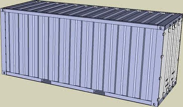 ISO 1C 20´Container 3d model