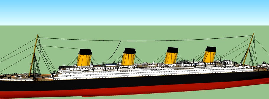 Titanic 3d model