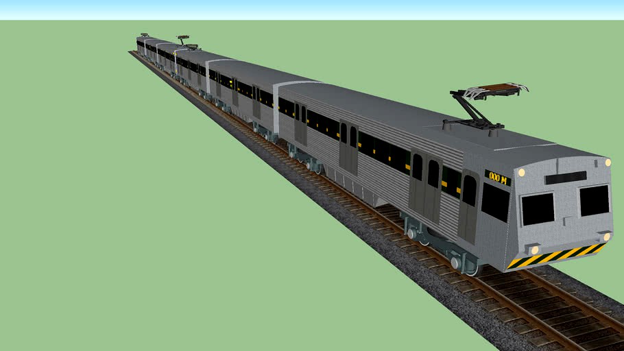 Hitachi EMU MET livery 3d model