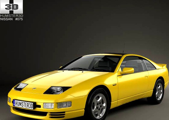 3D model of Nissan 300ZX (Z32) 1989