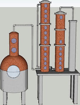 Distillery 3d model