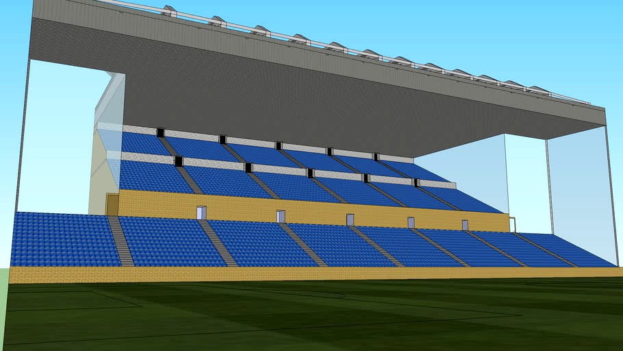 Expanded stadium stand 3 tier (leave name for the stadium in the review ...