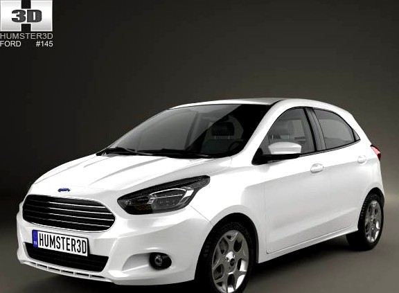 3D model of Ford Ka concept 2013