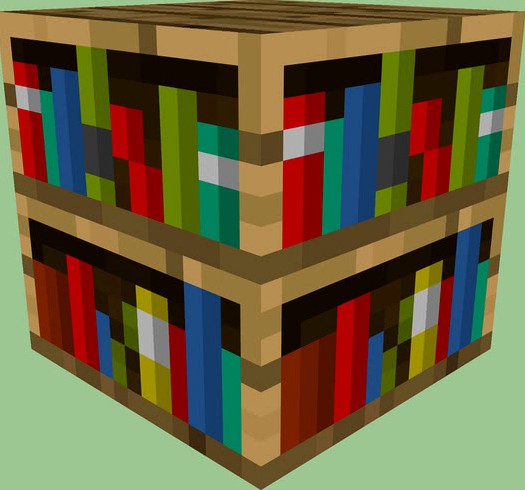 Minecraft Bookshelf by Zapperier 3d model