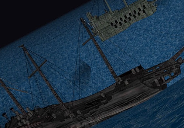 the maelstrom from Pirates of the caribbean At world's end 3d model