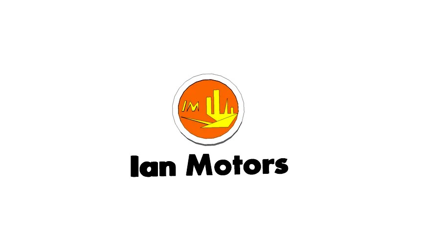 Ian Motors official logo 3d model