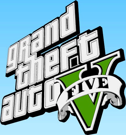Grand Theft Auto V (5) 3D Logotype model