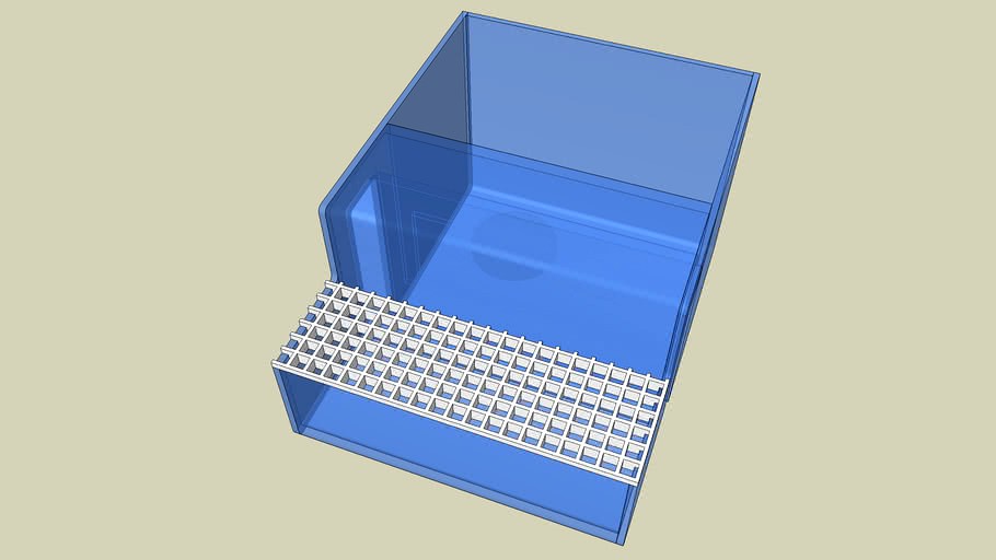 Weir Overflow Box 3d model