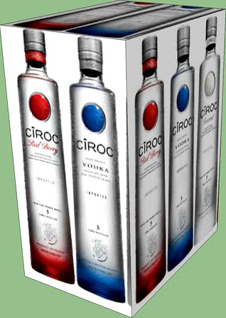 Ciroc Vodka 6pk Cute Case 3d model