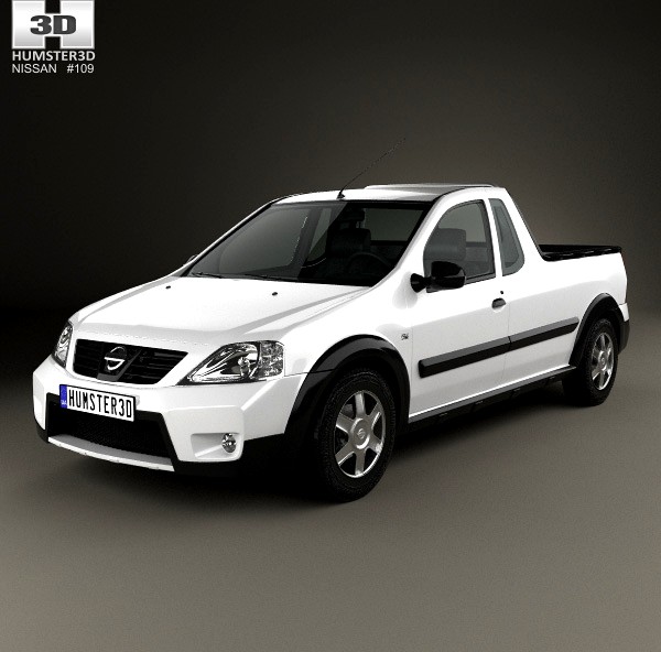 3D model of Nissan NP200 2009
