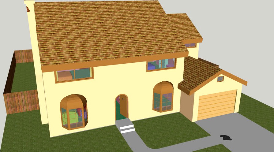 The Simpsons House 3d model
