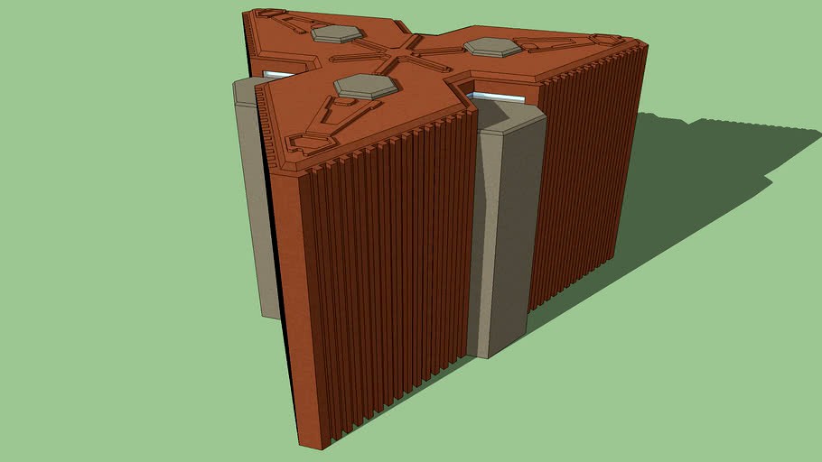 Zero Point Module Hub 3d model