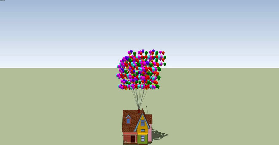 Carl Fredrickson's House from UP 3d model