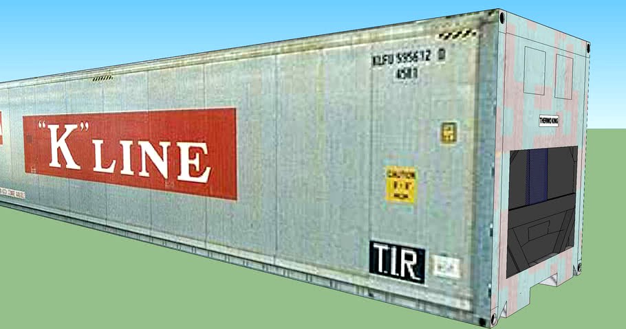 K-Line Reefer Container 3d model