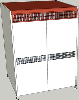 DecSystem 20 Dual Cabinet 3d model