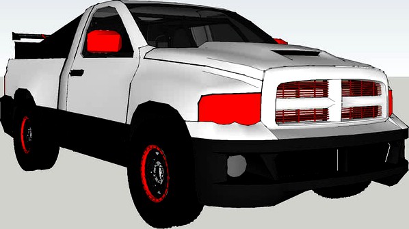 Dodge Ram Trophy Truck 3d model
