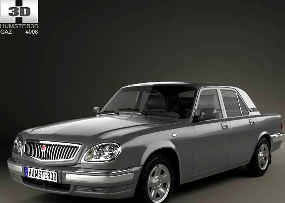 3D model of GAZ 31105 Volga 2005
