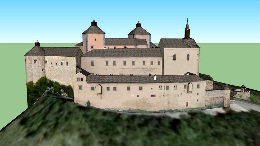 Hrad Krásna hôrka 3d model