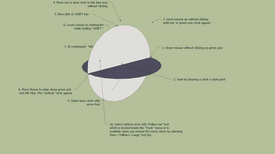 Tutorial How to Draw a Sphere 3d model