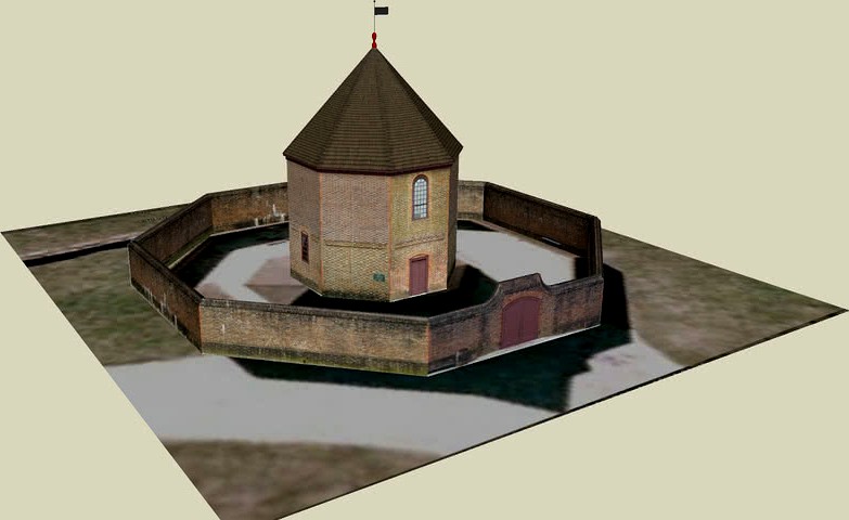 Williamsburg Powder Magazine 3d model