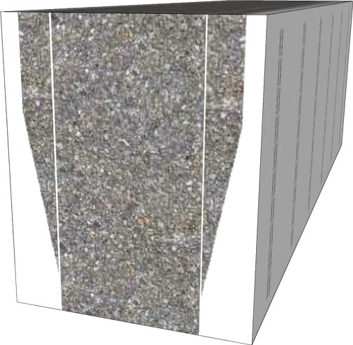 8' Double Taper Top 3d model