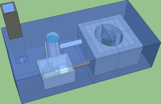 nuclear reactor 3d model