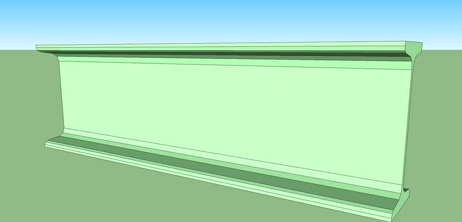 JIS G3192 I形鋼 300x150x11.5 3d model
