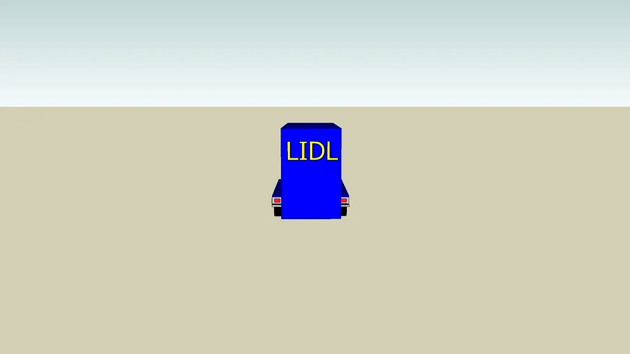 camion lidl 3d model