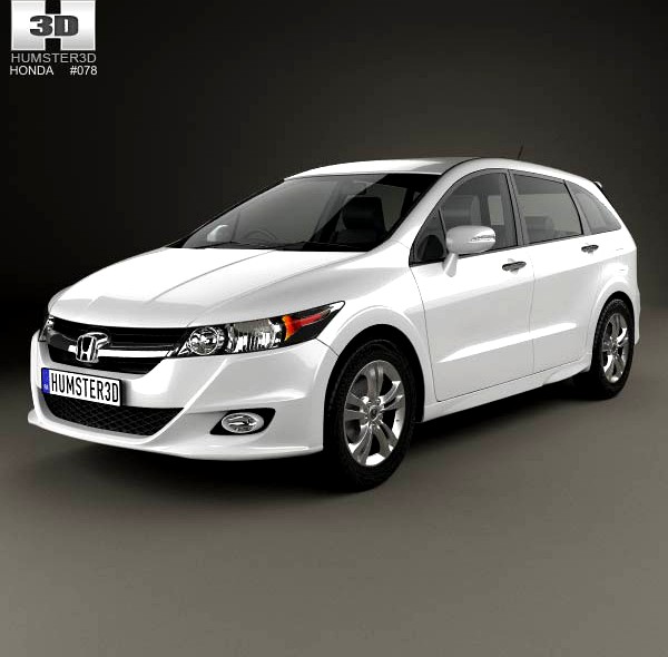 3D model of Honda Stream RSZ 2009