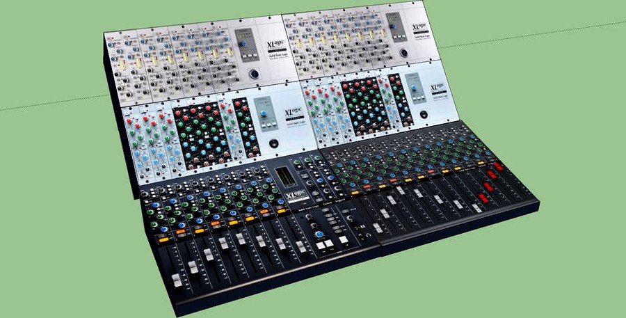 SSL X Module Console 3d model