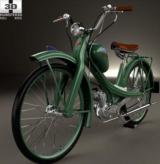 3D model of NSU Quickly N 1953